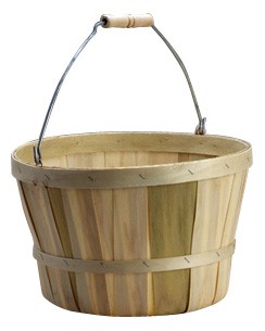 Natural Plain Peck Basket Product Display - BSB-430