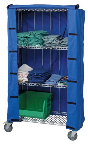 Nylon Wire Shelving Cart Cover - CC187274 - 18" x 72" x 74"