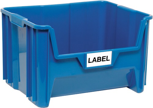 Individual Labels for Plastic Storage Container - LGH700 | Bin-Store.com