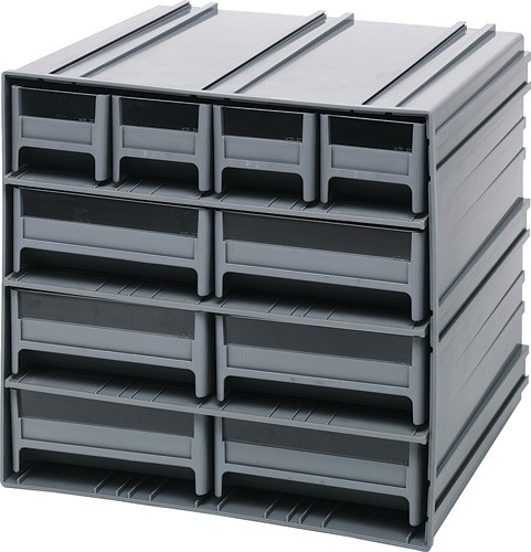 Interlocking Plastic Bin Small Parts Storage Cabinet - QIC-4163