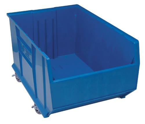 Mobile Plastic Stack Container - QUS998MOB - 35-7/8 x 23-7/8 x 17-1/2