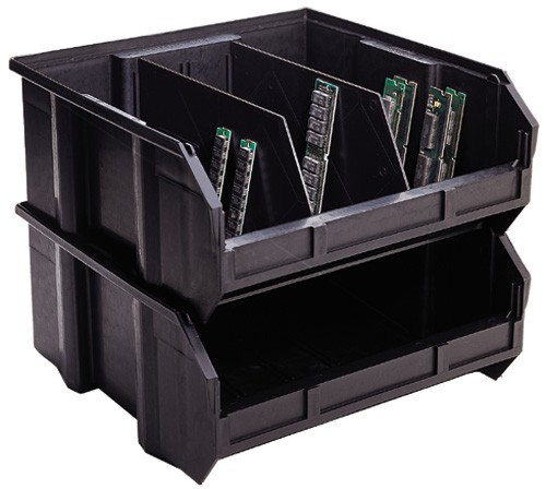 Divider for Conductive ESD Plastic Storage Bins - DUSCO | Bin-Store.com