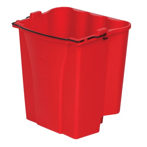 WaveBrake Combo Dirty Water Bucket Rubbermaid - RCP 9C74 RED | Bin ...