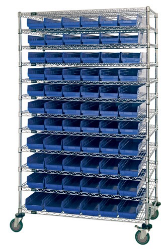 Central Supply Medical Storage Bin Wire Units - All Sizes Available