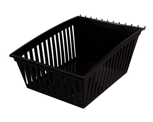 CrateBox Tilt Big Slatwall Slatgrid Plastic Bin Unihook - BCB-05P04