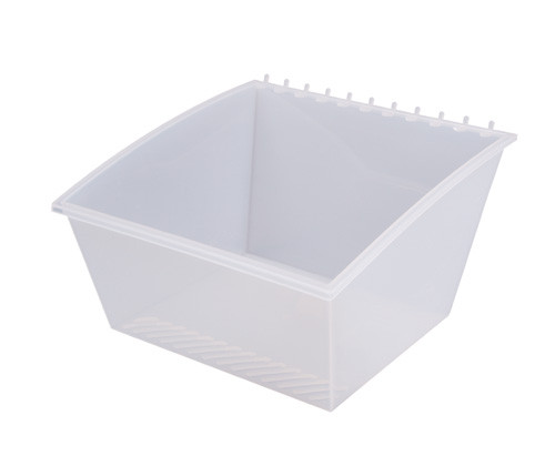 PopBox Tilt Medium Slatwall Slatgrid Plastic Bin Unihook - BPB-05P01