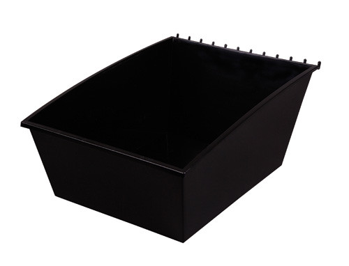 PopBox Tilt Big Slatwall Slatgrid Plastic Bin Unihook - BPB-05P02
