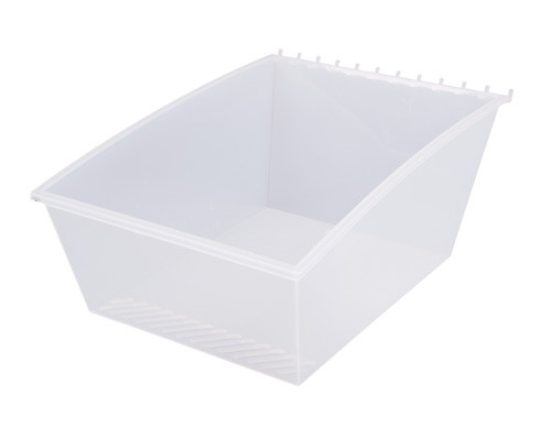 PopBox Tilt Big Slatwall Slatgrid Plastic Bin Unihook - BPB-05P02