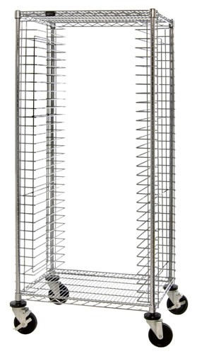 Conductive Systems Chrome Wire Shelving Deep ESD Tray Cart - TC-31CO