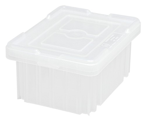 Clear Dividable Grid Container Tote - DG91050CL - 10-7/8 x 8-1/4 x 5