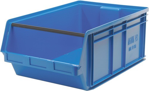MAGNUM Stacking Plastic Container - QMS743 - 29" x 18-3/8" x 11-7/8"