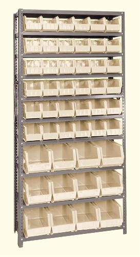 Steel Shelving Package with Plastic Bins - QSBU-230240