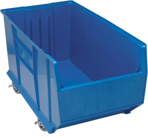 Mobile Plastic Stack Container - QUS996MOB - 35-7/8 x 19-7/8 x 17-1/2