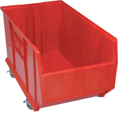 Mobile Plastic Stack Container - QUS996MOB - 35-7/8 x 19-7/8 x 17-1/2