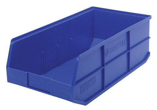 Plastic Stackable Shelf Storage Bins - SSB485 - 20-1/2" x 11" x 7"