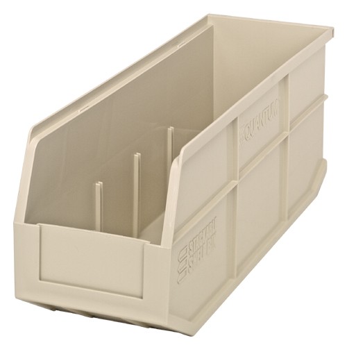 Plastic Stackable Shelf Storage Bin - SSB461 - 18" x 6" x 7"