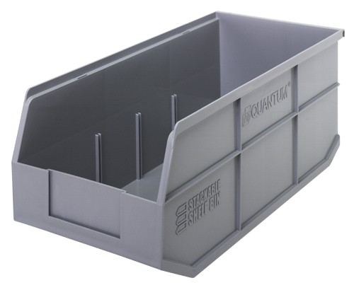 Plastic Stackable Shelf Storage Bin - SSB463 - 18" x 8-1/4" x 7"