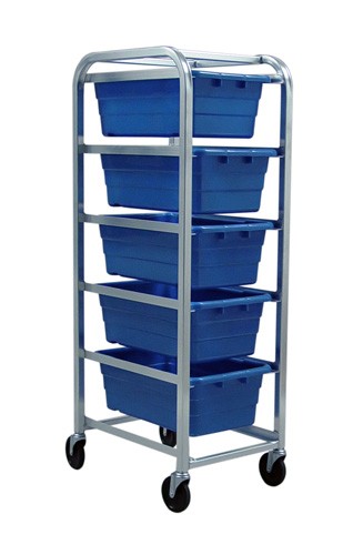 Cross Stack Tub Busing Bin Rack - TR5-2516-8 - 27" x 19" x 51"