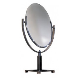Oval Mirror Counter Display with Parsons Base - MIR-PB1014
