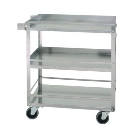 Stainless Steel Guard Rail Carts | Bin-Store.com