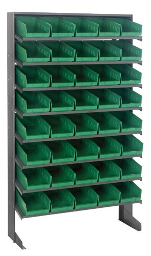 Custodial Storage Sloped Pick Rack & Bins - QPRS-102