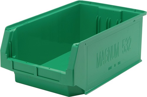 Bulk Storage Large MAGNUM Plastic Stacking Container - QMS532