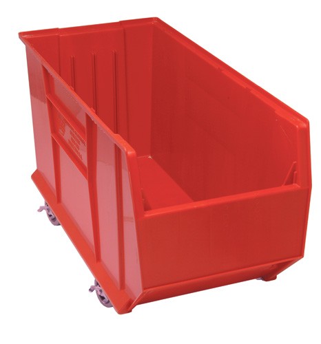 Mobile 36" Plastic Container for Large Parts Storage - QUS994MOB ...