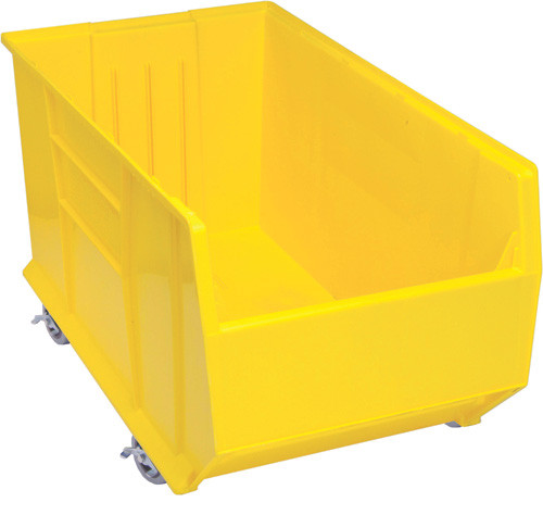 Mobile 36" Plastic Container for Large Parts Storage - QUS996MOB