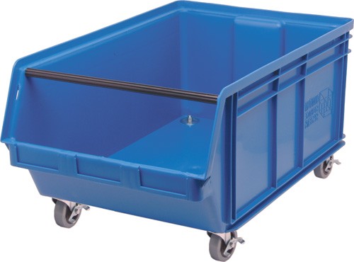Mobile Bulk Storage Large Plastic Stacking Container - QMS843MOB