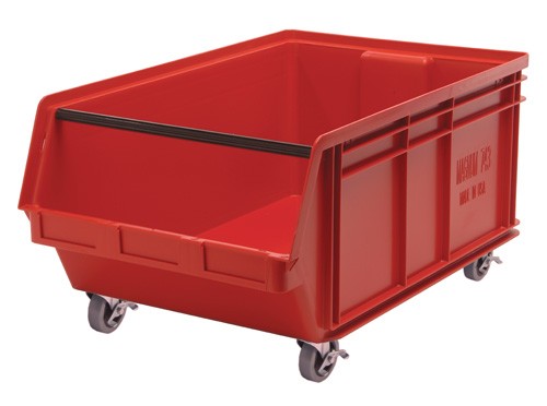 Mobile Bulk Storage Large Plastic Stacking Container - QMS843MOB