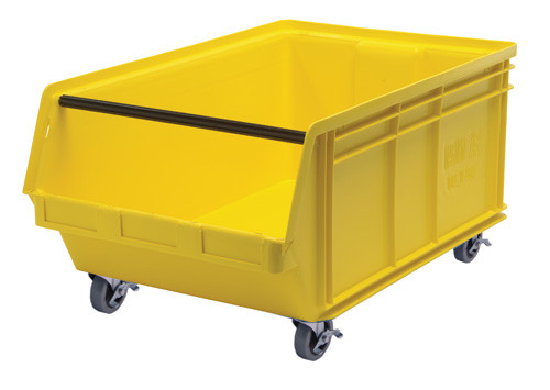 Mobile Bulk Storage Large Plastic Stacking Container - QMS843MOB