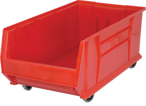 Mobile 30" Plastic Container for Large Parts Storage - QUS984MOB ...
