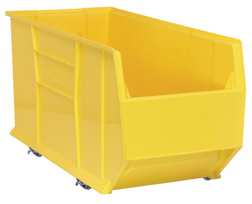 Mobile 36" Plastic Container for Large Parts Storage - QUS994MOB