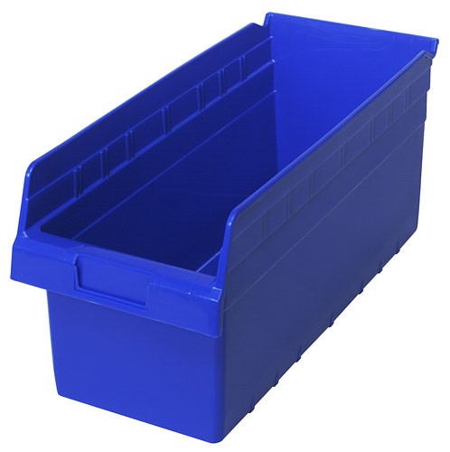 Plastic Storage Bins 8" Shelf Bin - QSB808 - 17-7/8 x 8-3/8 x 8