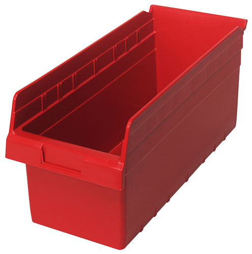 Plastic Storage Bins 8" Shelf Bin - QSB808 - 17-7/8 x 8-3/8 x 8