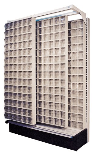 Clear Tip Out Tilt Bin Gondola Slider - G-725569-56 - Merchandiser ...