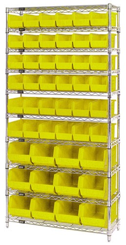 Plastic Bin Wire Shelving Arts Crafts Bead Supply Center - WR10-230240