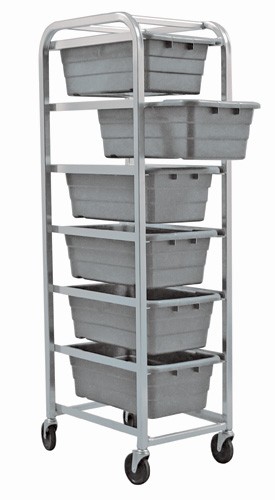 Cross Stack Tub Busing Bin Rack - TR6-2516-8 - 27" x 19" x 71"