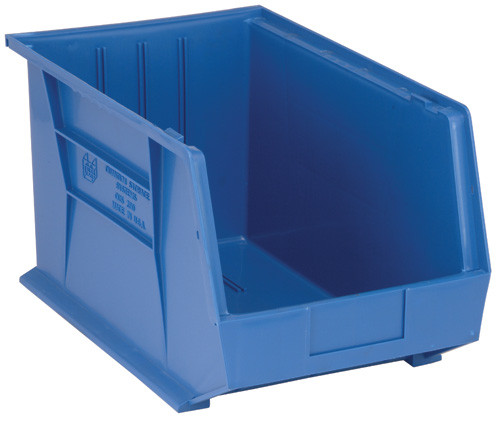 Quantum Stackable Plastic Storage Bins - QUS260 - 18" x 11" x 10"