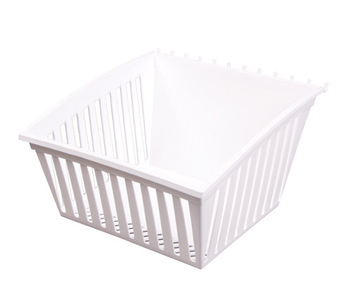 CrateBox Tilt Medium Slatwall Slatgrid Plastic Bin Unihook - BCB-05P03