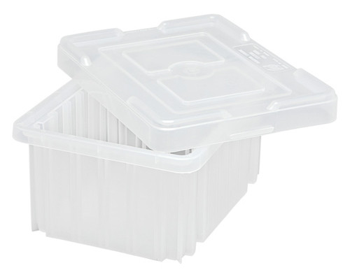 Clear Medical Storage Containers - DG91050CL - 10-7/8 x 8-1/4 x 5