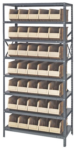 Plastic Storage Bin Steel Shelving Systems - 1875-461