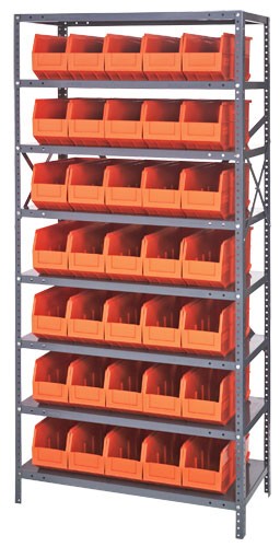 Plastic Storage Bin Steel Shelving Systems - 1875-461