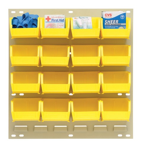 Medical Storage Bins Central Supply Wall System - QLP-1819BG-220-16