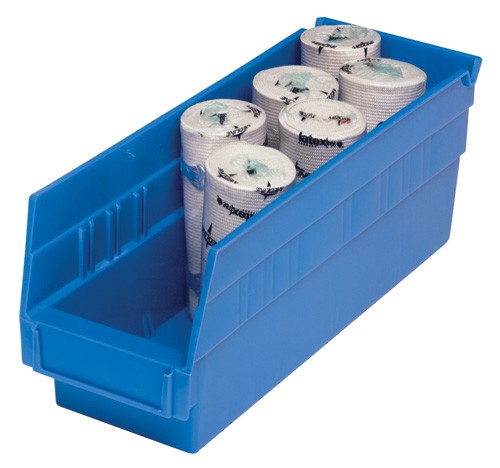 Plastic Medical Supplies Storage Bins - QSB101 - 11-5/8 x 4-1/8 x 4