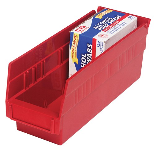 Plastic Medical Supplies Storage Bins - QSB101 - 11-5/8 x 4-1/8 x 4