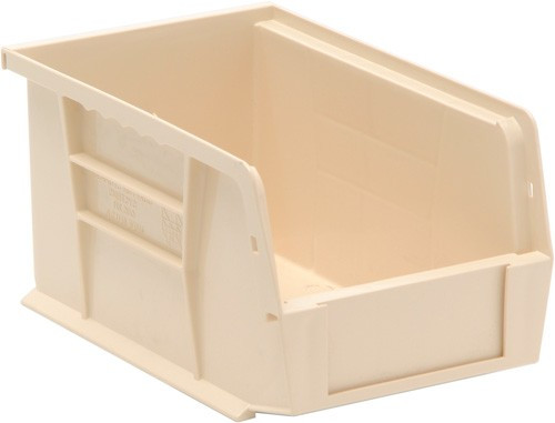 Stack & Hang Plastic Medical Storage Bin - QUS221 - 9-1/4" x 6" x 5"