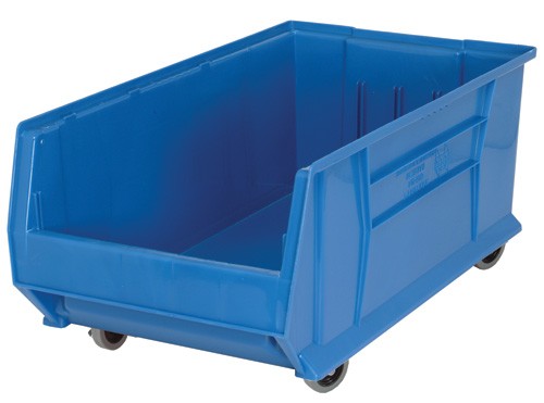 Mobile Plastic Medical Containers - QUS984MOB - 29-7/8 x 16-1/2 x 11