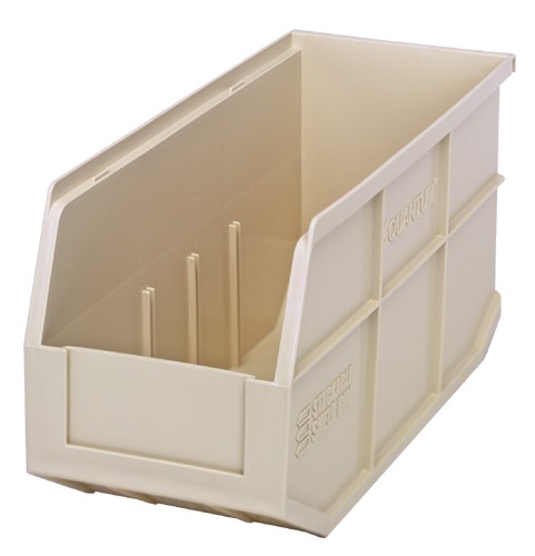 Plastic Stackable Medical Storage Bins - SSB441 - 14" x 6" x 7"