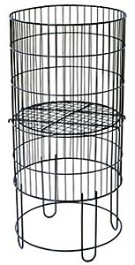 Portable Collapsible Round Dump Bin - RDB-1832BK - 18" dia x 32"H